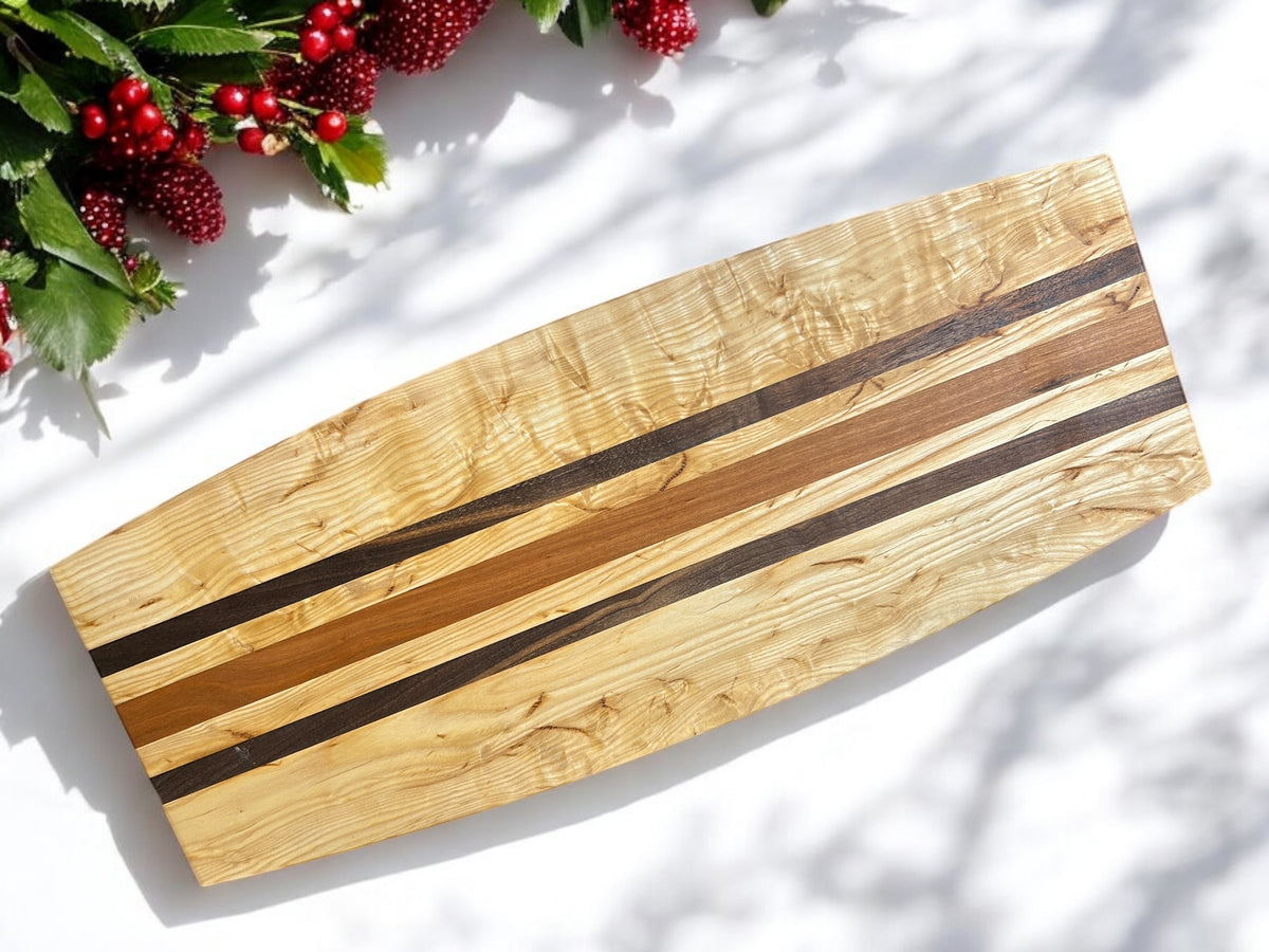 Oval Charcuterie Board - Striped – Peters Valley Gallery