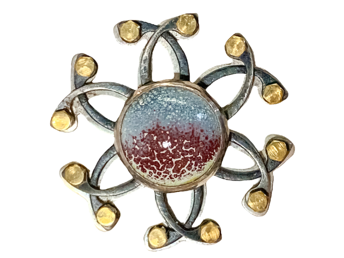 Fancy Torch-Fired Enamel Ring – Peters Valley Gallery